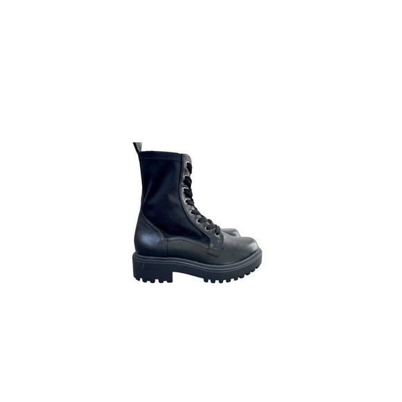 Nicole Miller | Shoes | Nicole Miller Womens 7 Scoober Black Combat ...